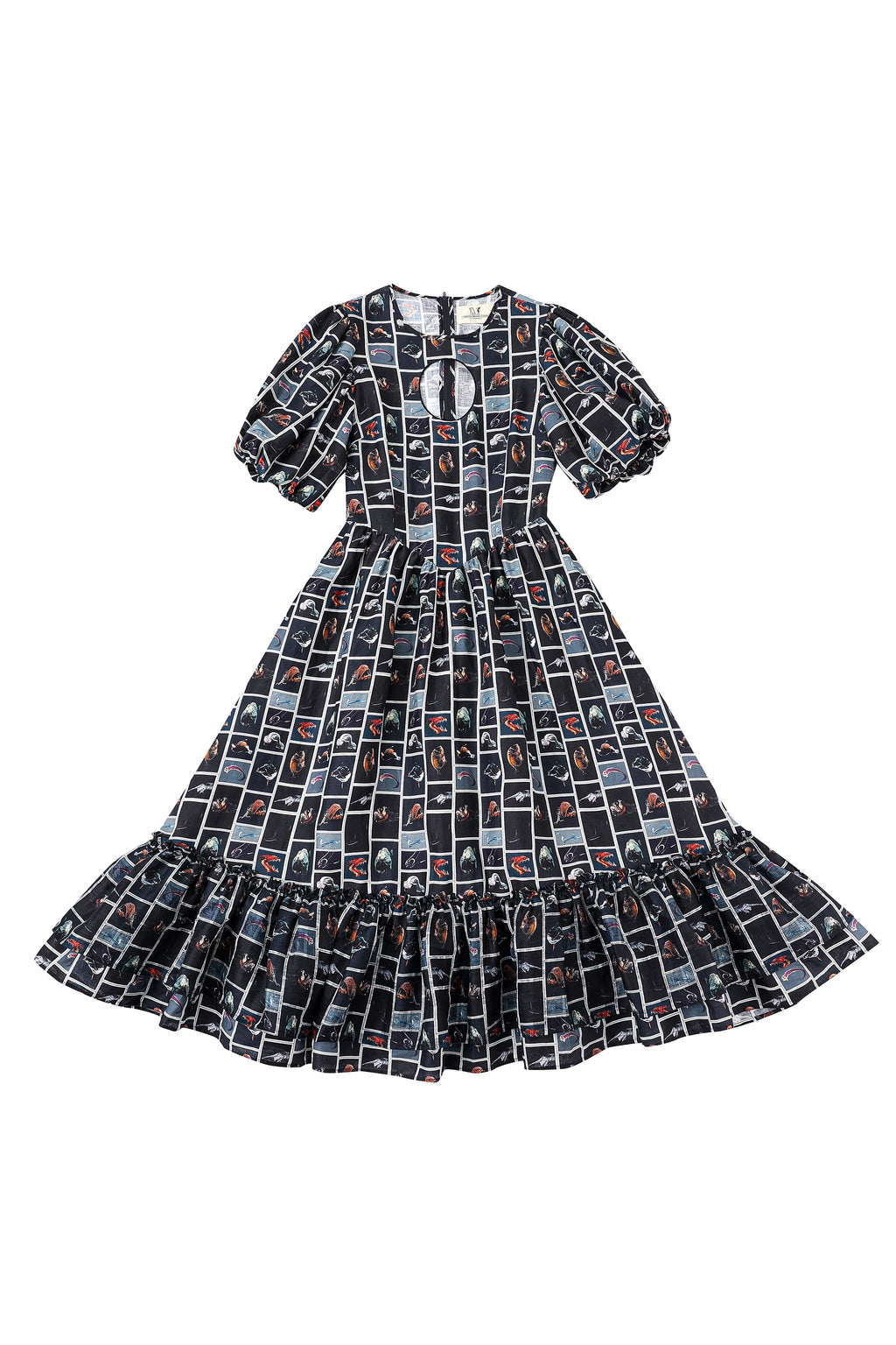 Good Girl Linen Dress Cute Fish – Fashion Brand Company