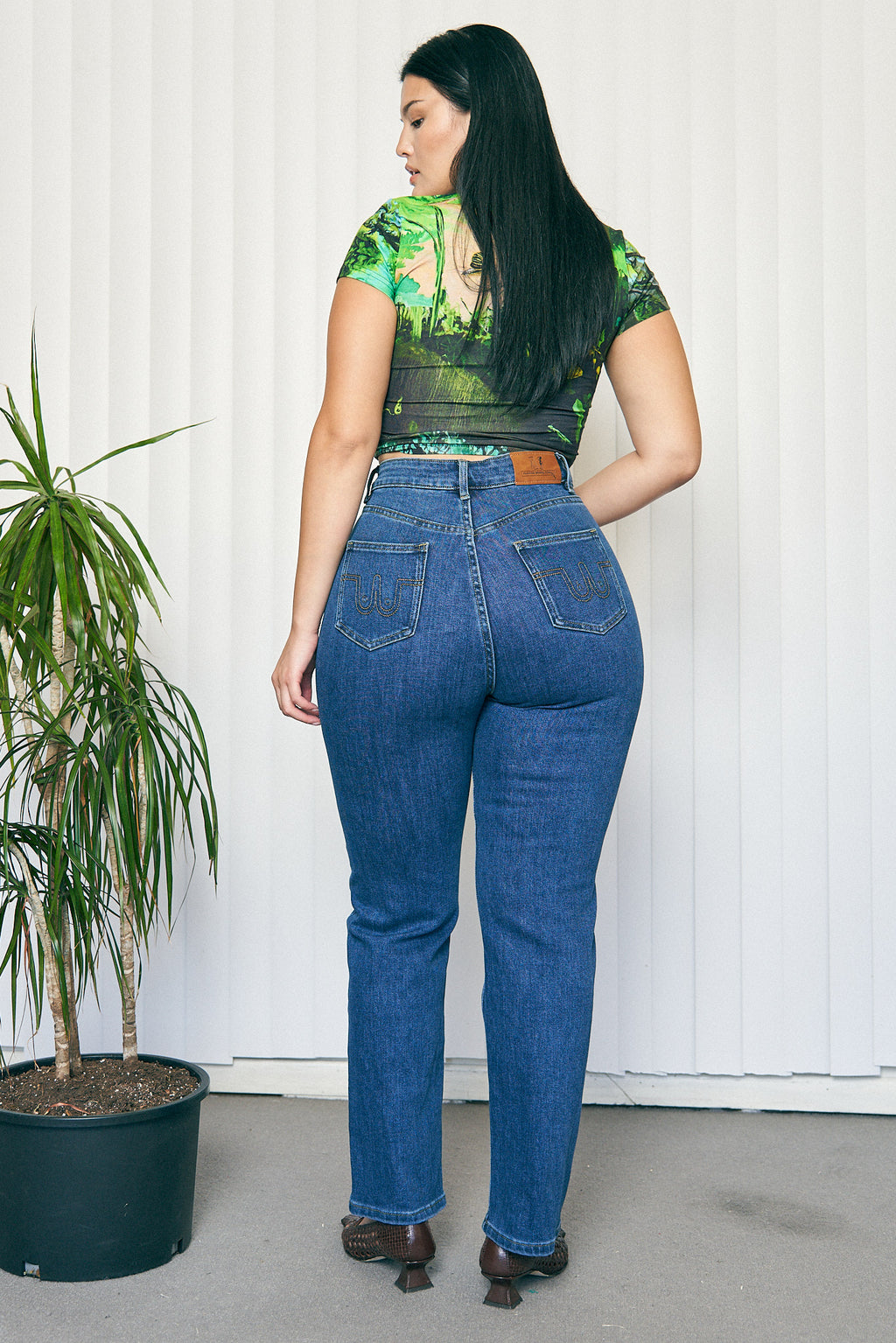 Nap Jeans for Big Butts Blue Denim – Fashion Brand Company