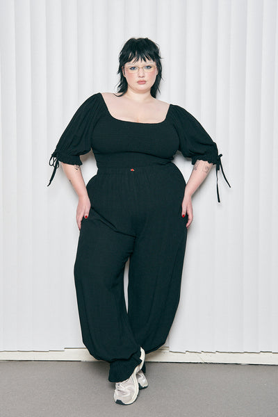 Long Bloomers Soft Linen Black – Fashion Brand Company