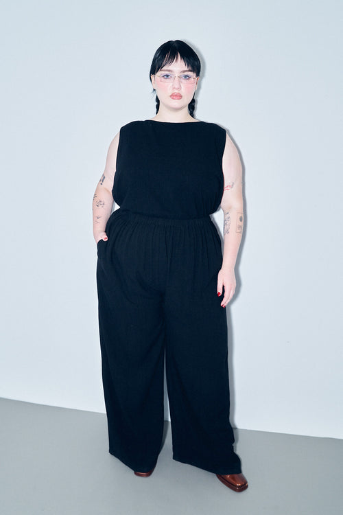 Shift Tank Soft Linen Black – Fashion Brand Company