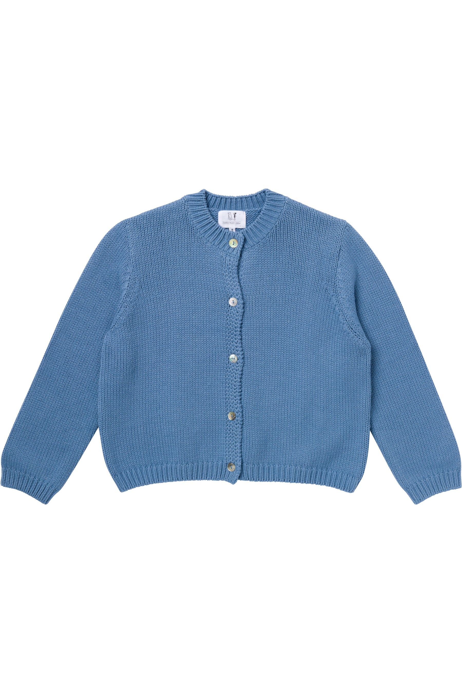Blue Cotton Cardigan – Fashion Brand Company